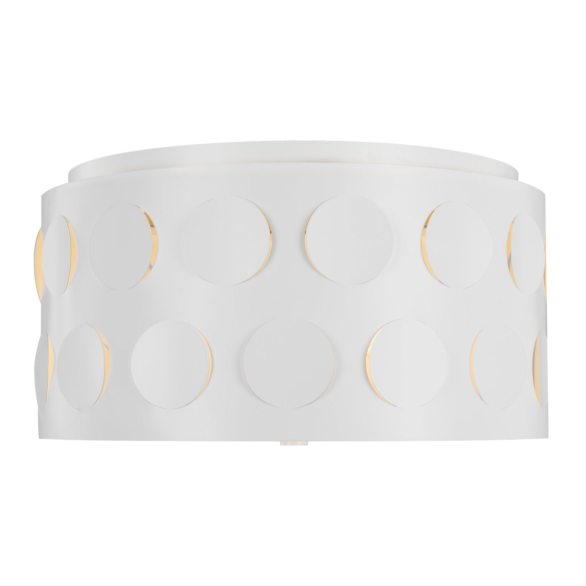 kate spade new york Dottie Medium Flush Mount in Matte White