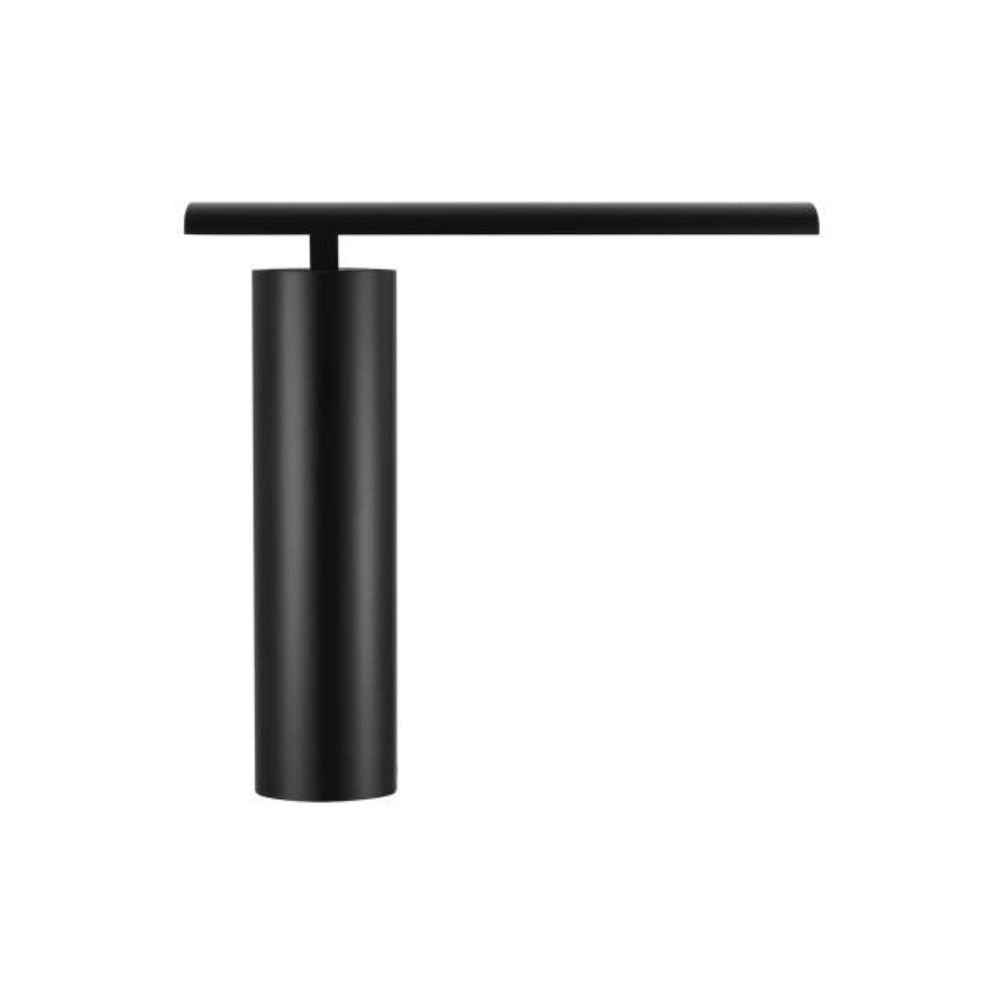 thin black lamp