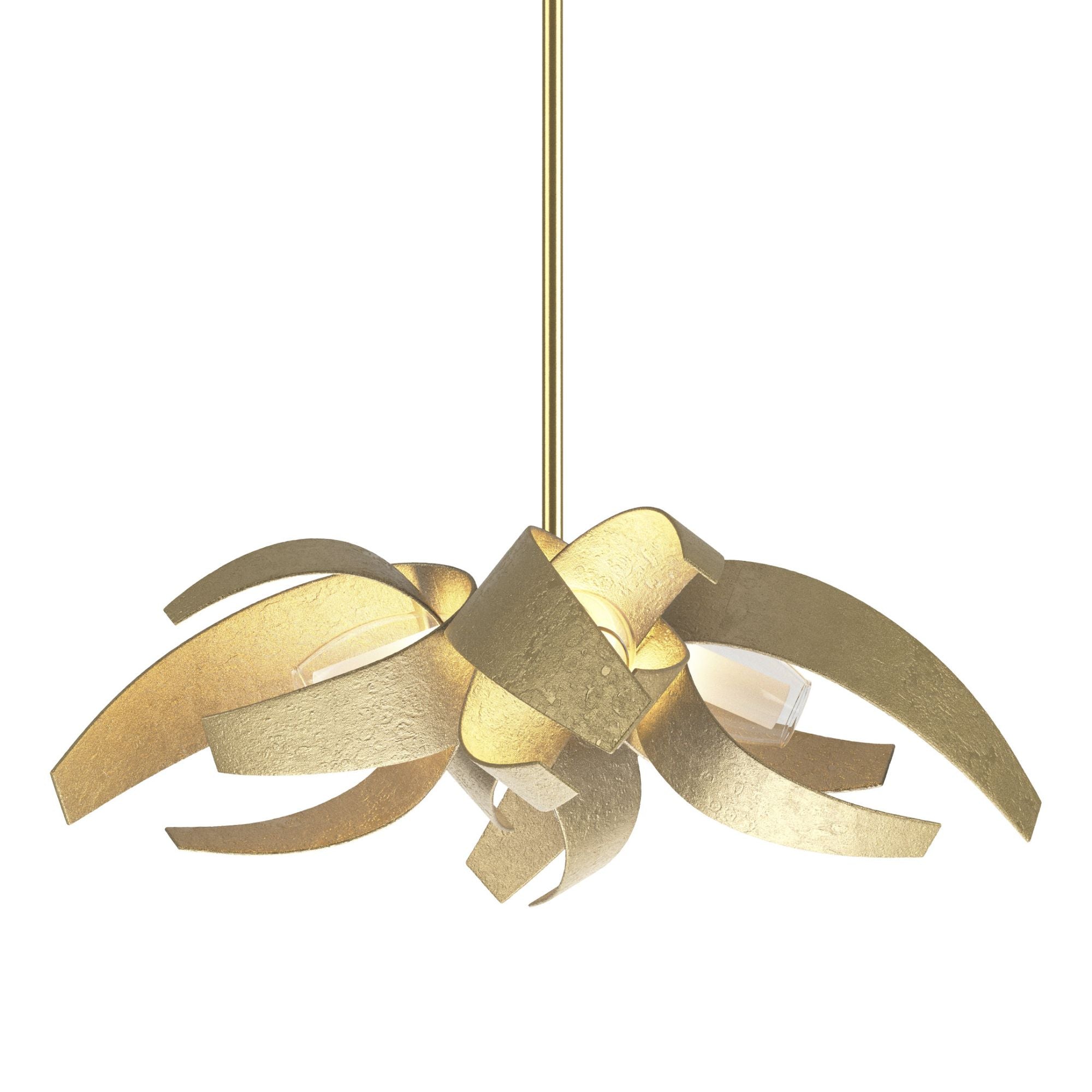 Corona Small Pendant 4-Light Clear Glass with Frosted Diffuser (YE) in