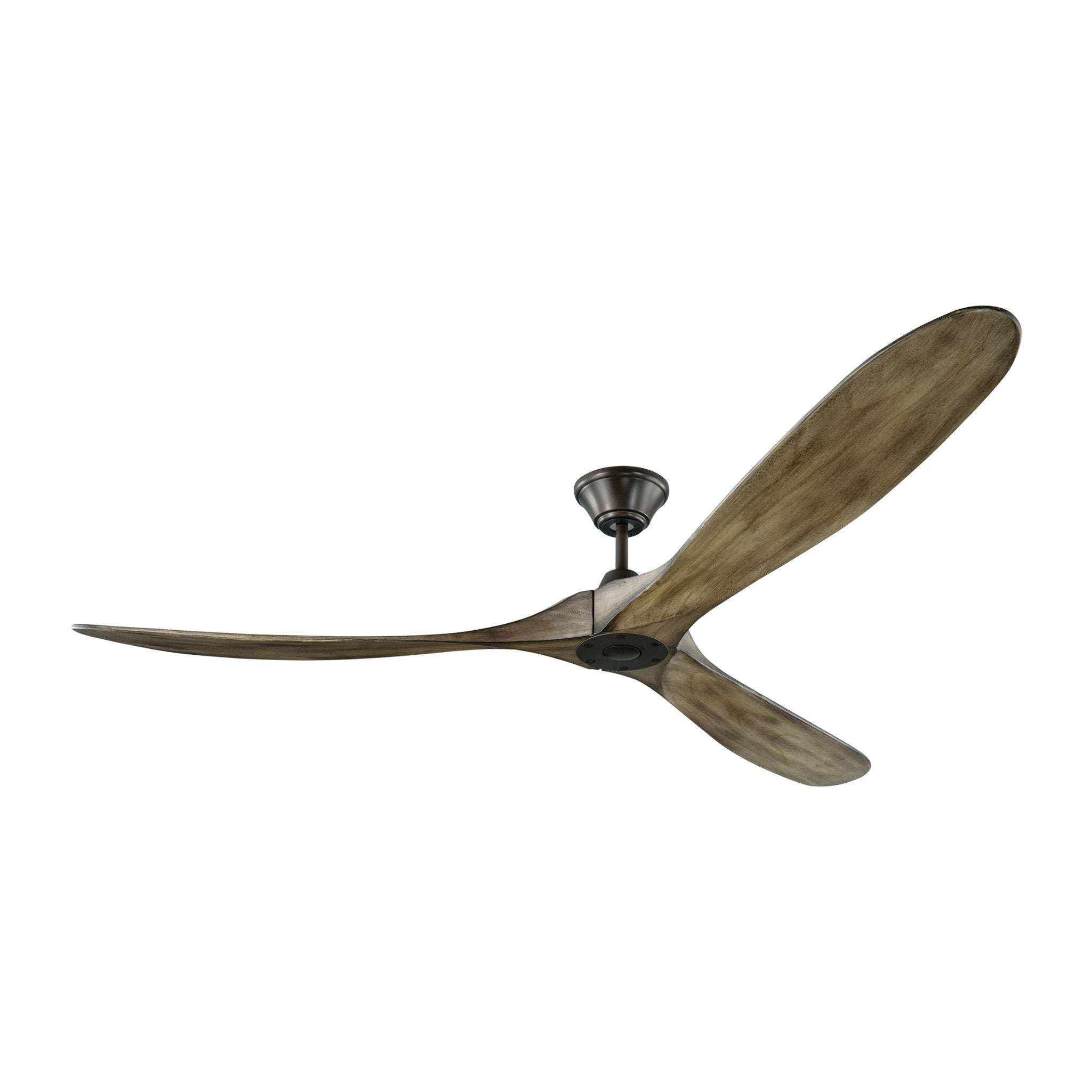 Maverick 70" Ceiling Fan in Aged Pewter w/ Light Grey Weathered Oak Bl