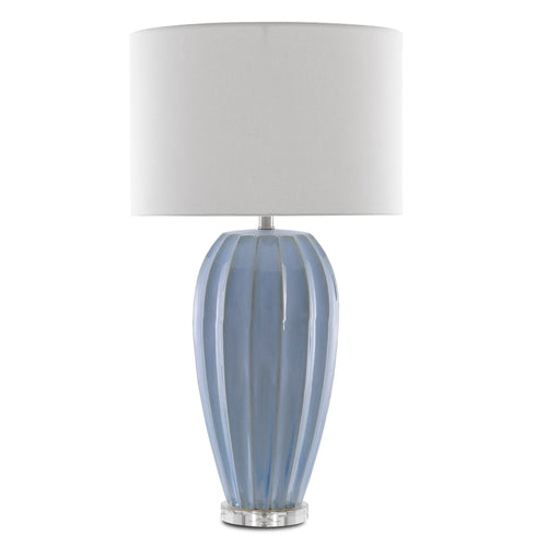 Bluestar Blue Table Lamp - Light Blue/Clear