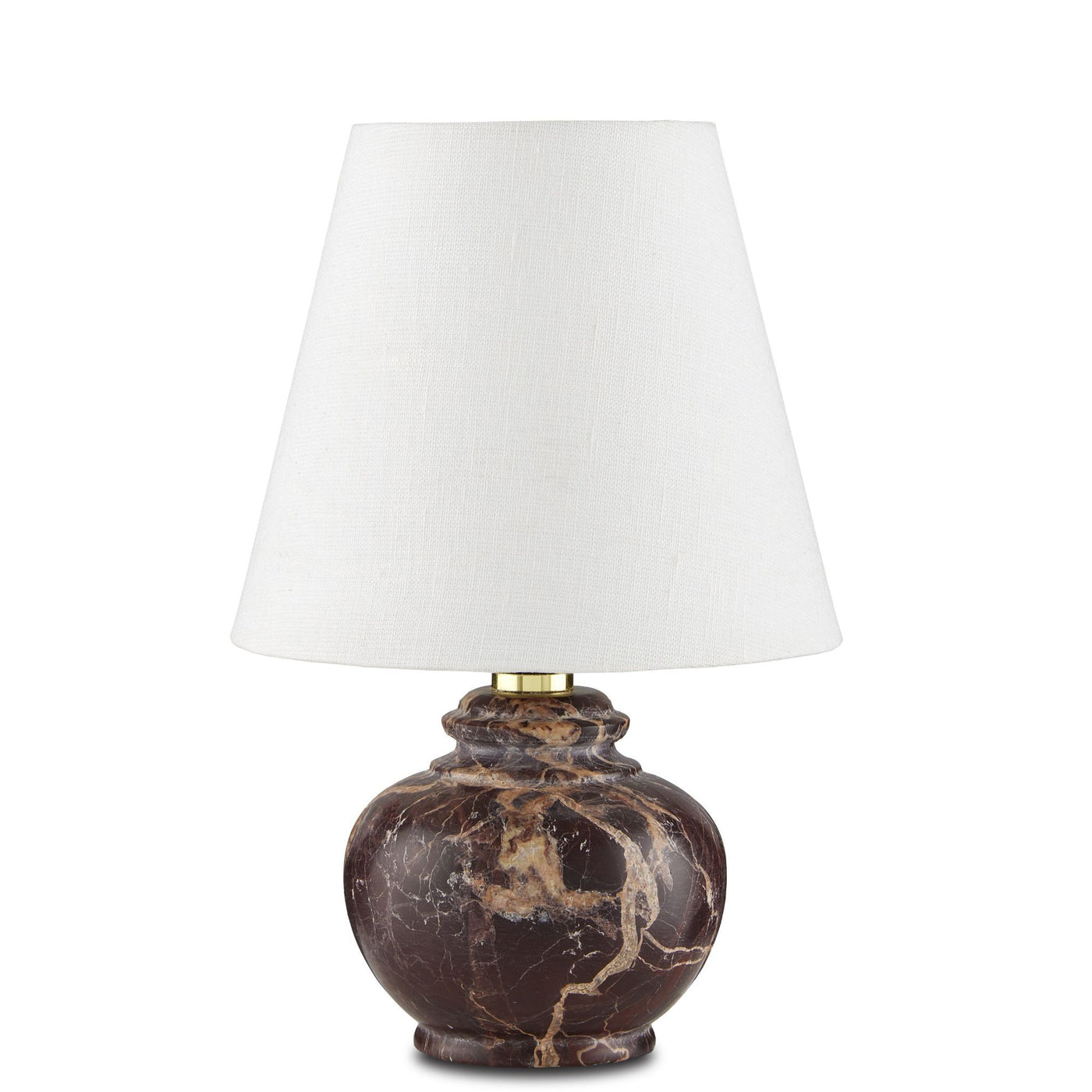Piccolo Brown Mini Table Lamp - Oxblood