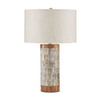 Hyson Table Lamp - Natural/Brass