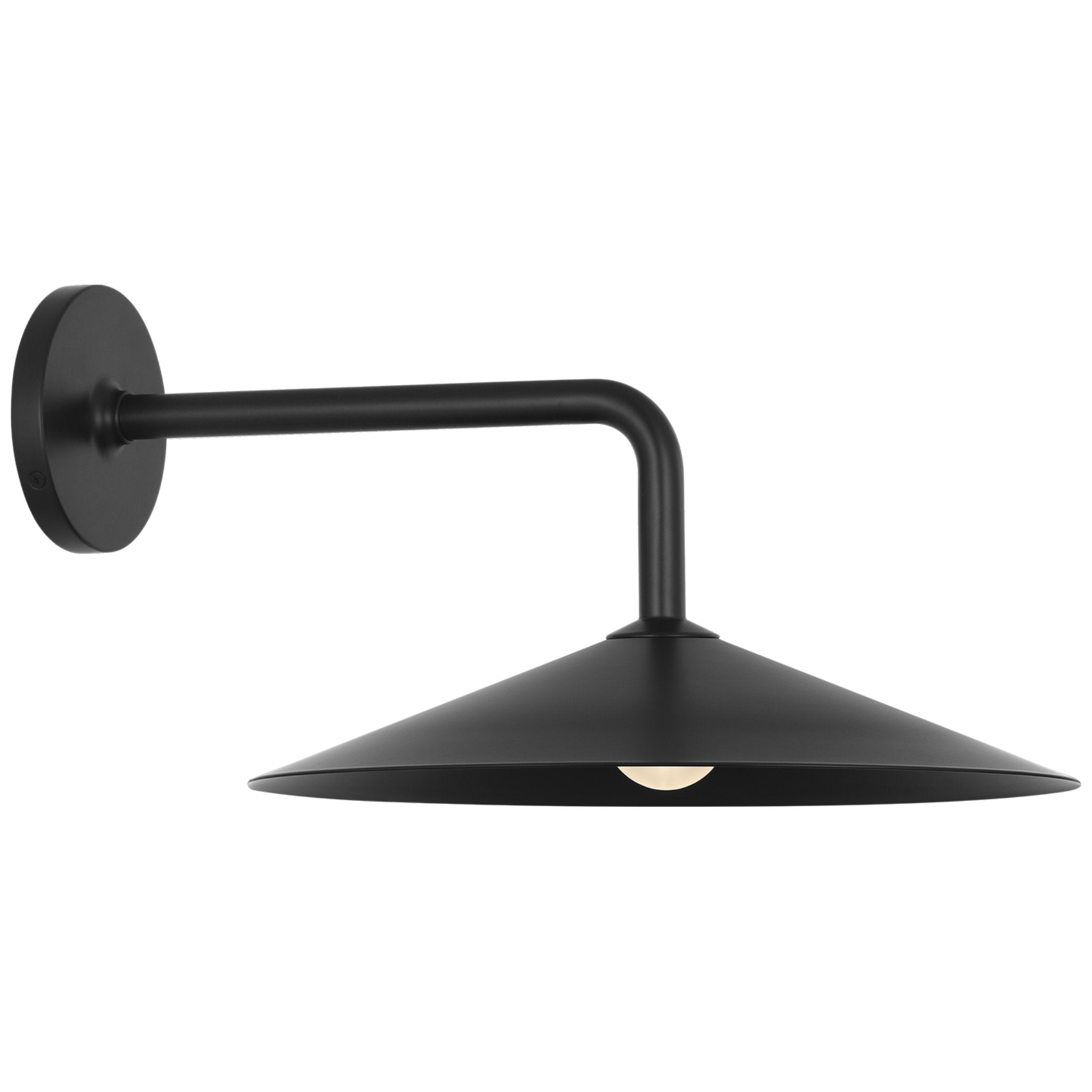 Amber Lewis Ponce 9" Sconce in Modern Iron with Modern Iron Shade Wall