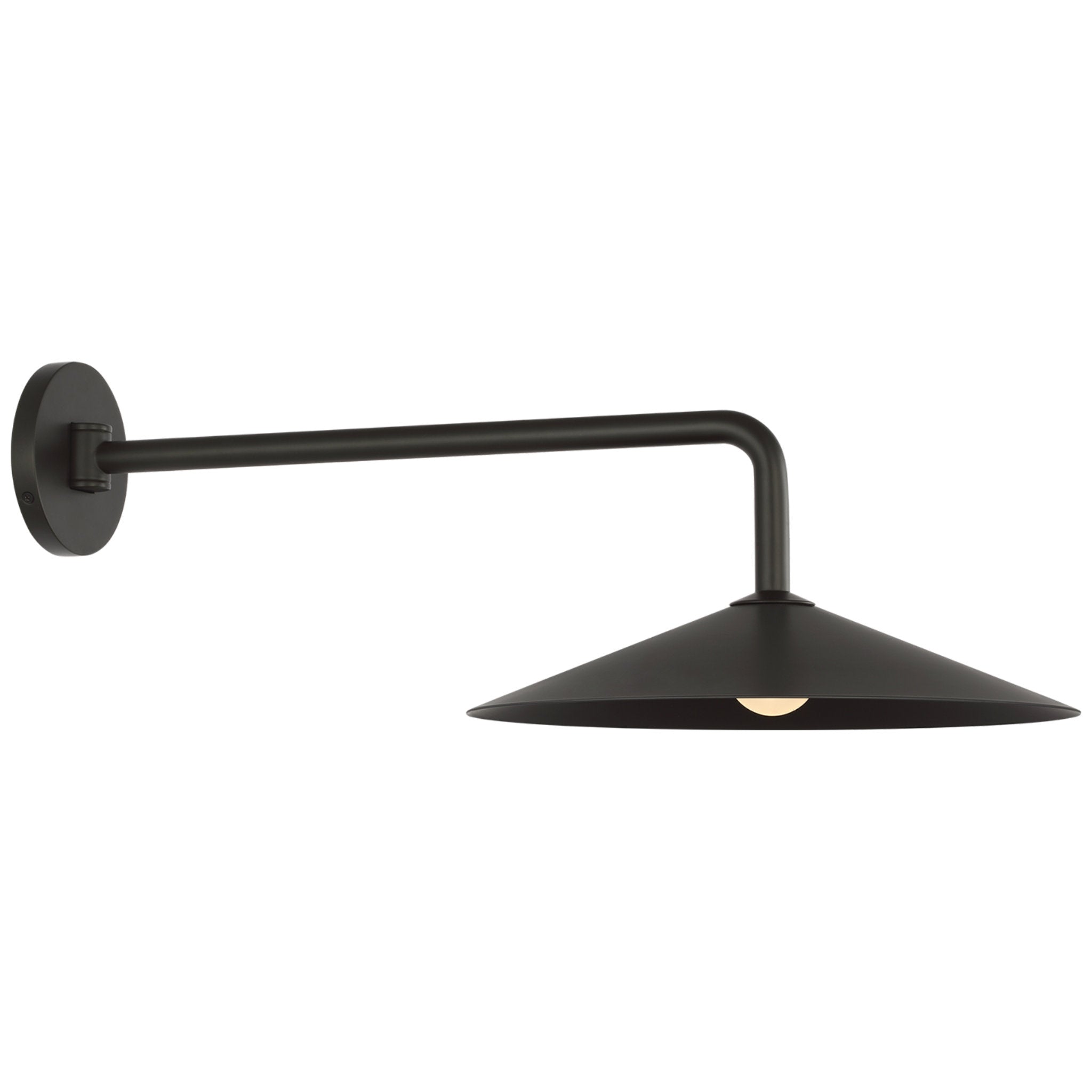 Amber Lewis Ponce 9" Articulating Sconce in Modern Iron with Modern Ir