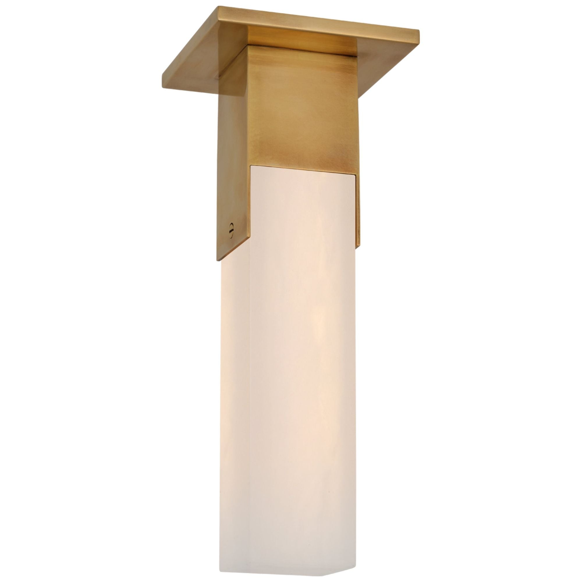Kelly Wearstler Covet Monopoint Flush Mount in Antique-Burnished Brass