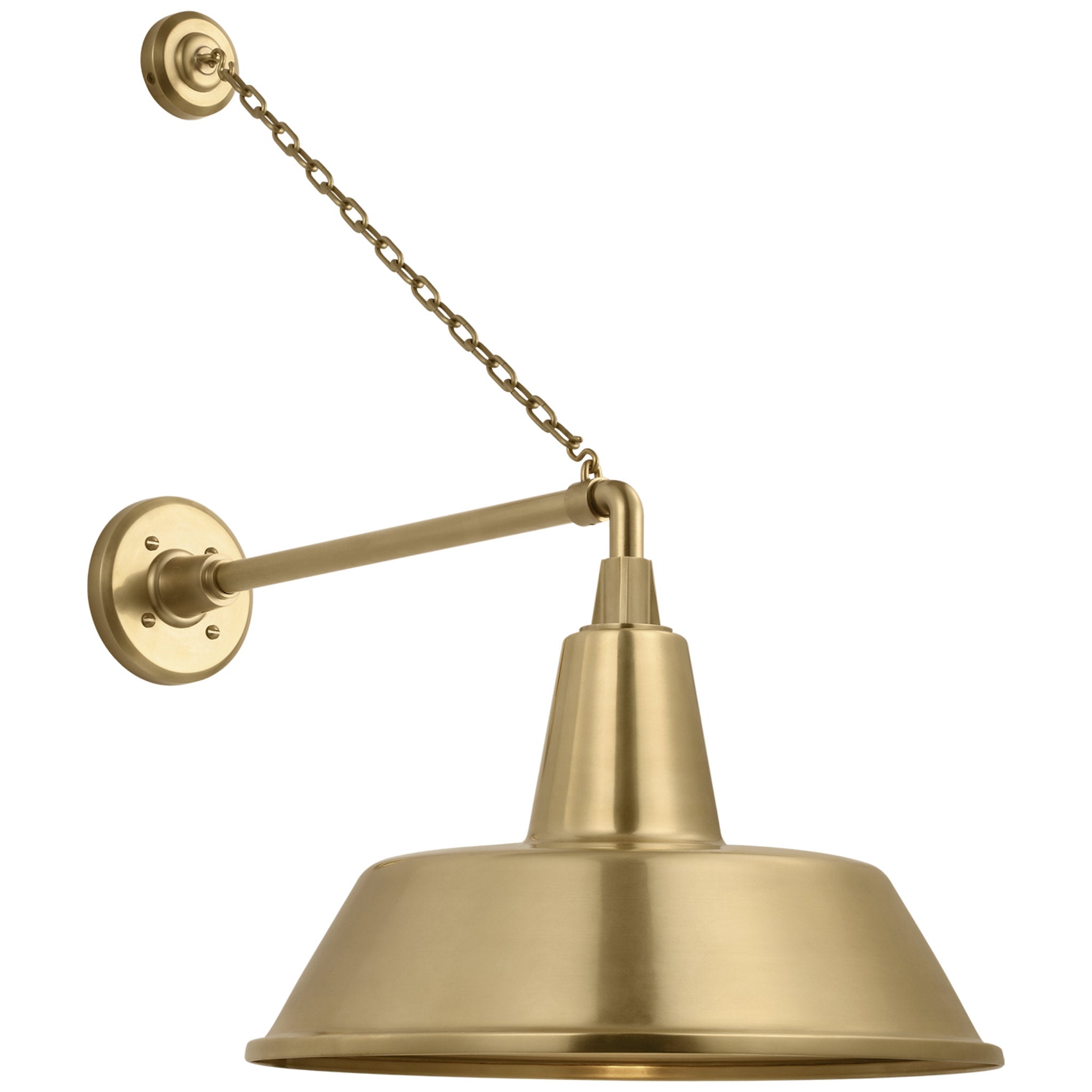 Thomas O'Brien Academy 17.5" Anchored Mack Barn Light in Hand-Rubbed A
