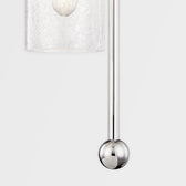 Skye 1-Light Wall Sconce in Aged Brass 4.75L x 4.75W x 19H