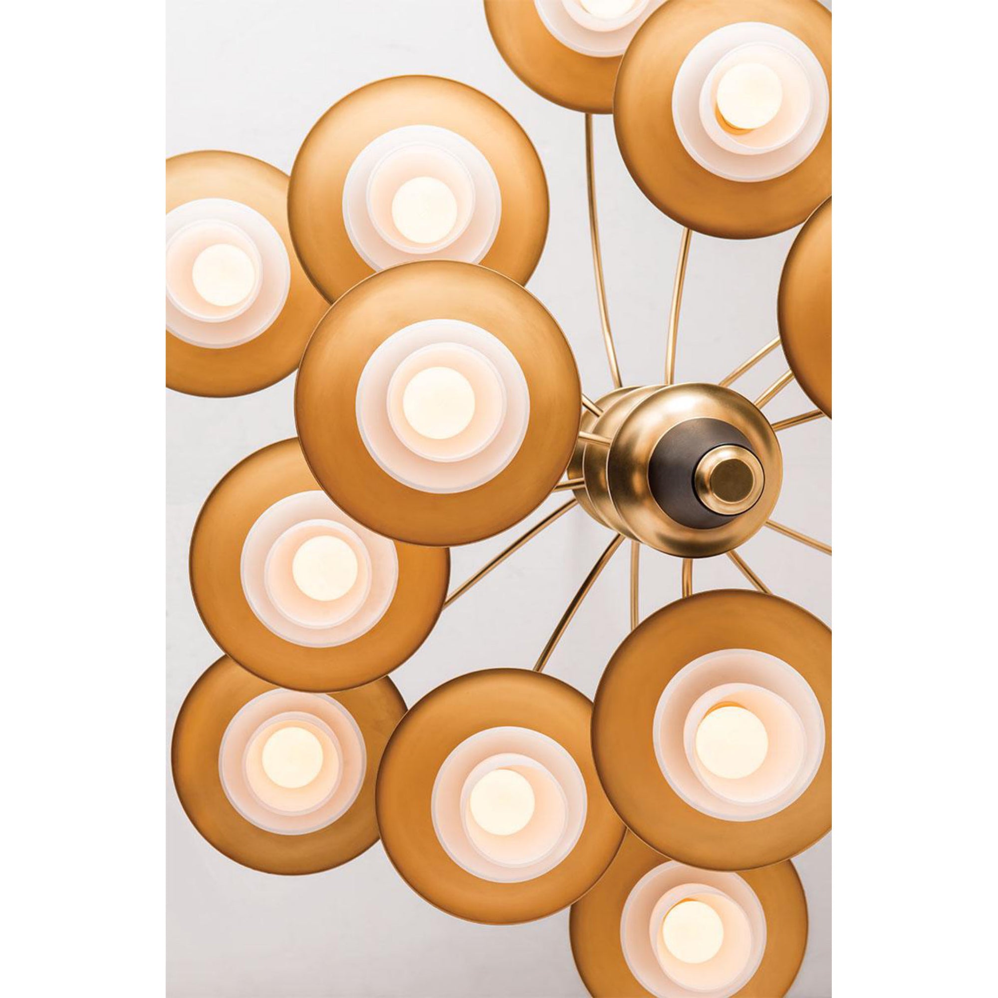 Barron 1-Light Pendant in Aged Brass 8L x 8W x 5.5H
