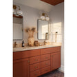 Reese 2-Light Bath and Vanity in Aged Brass 16.75W x 11.25H