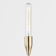 Tara 2-Light Wall Sconce in Aged Brass 4.75W x 30H