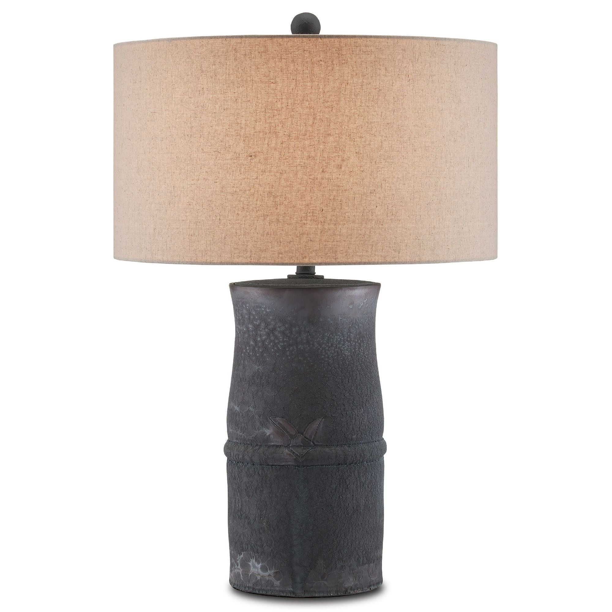 Croft Black Table Lamp - Charcoal