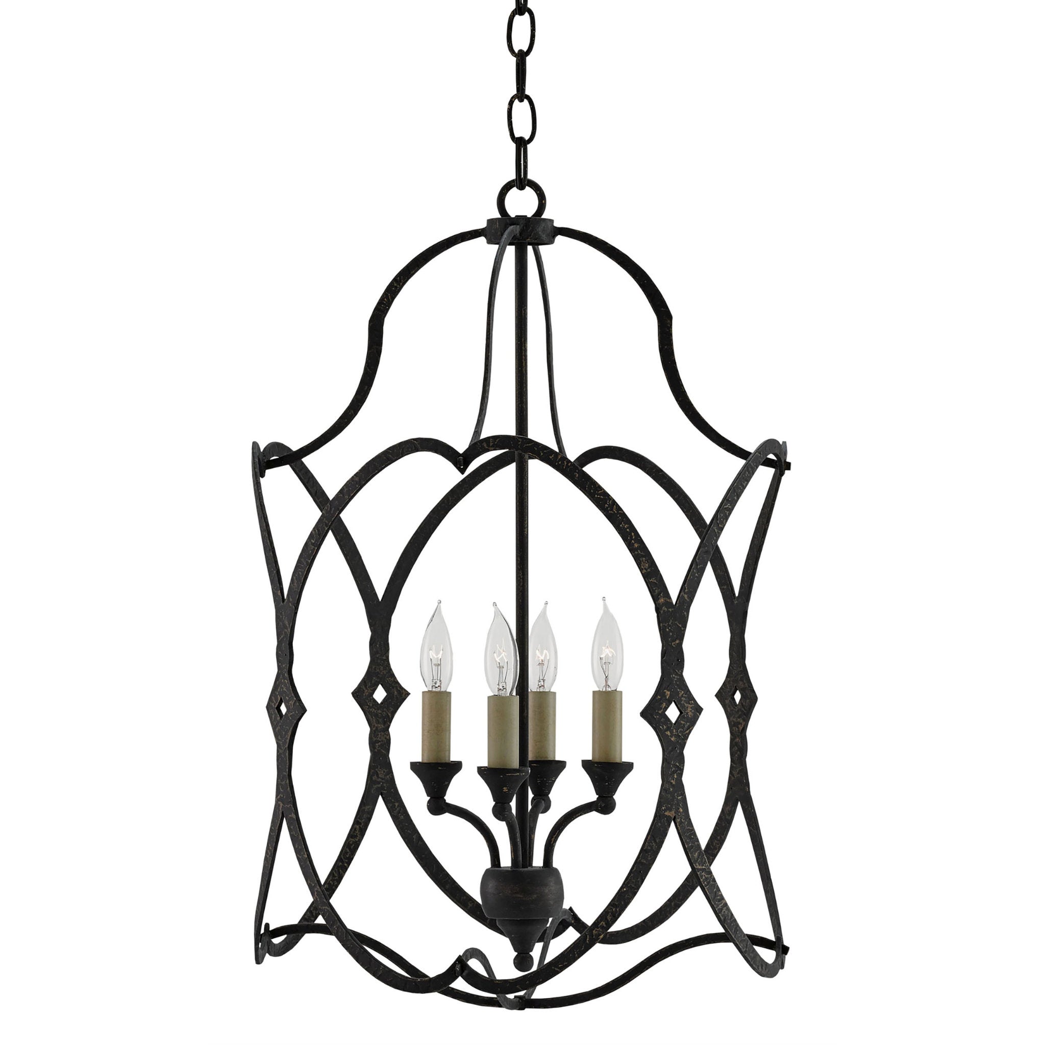 Charisma Small Black Lantern - French Black – Foundry Lighting