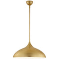 AERIN Agnes Large Pendant in Gild with White Interior