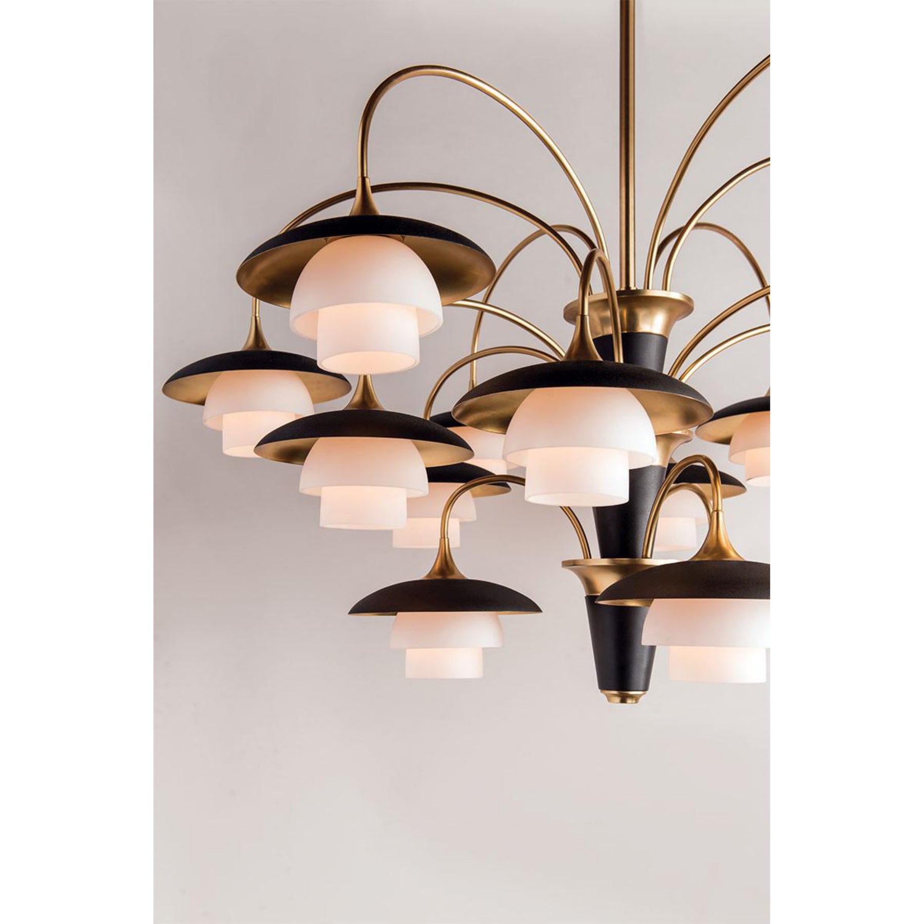 Barron 1-Light Pendant in Aged Brass 8L x 8W x 5.5H
