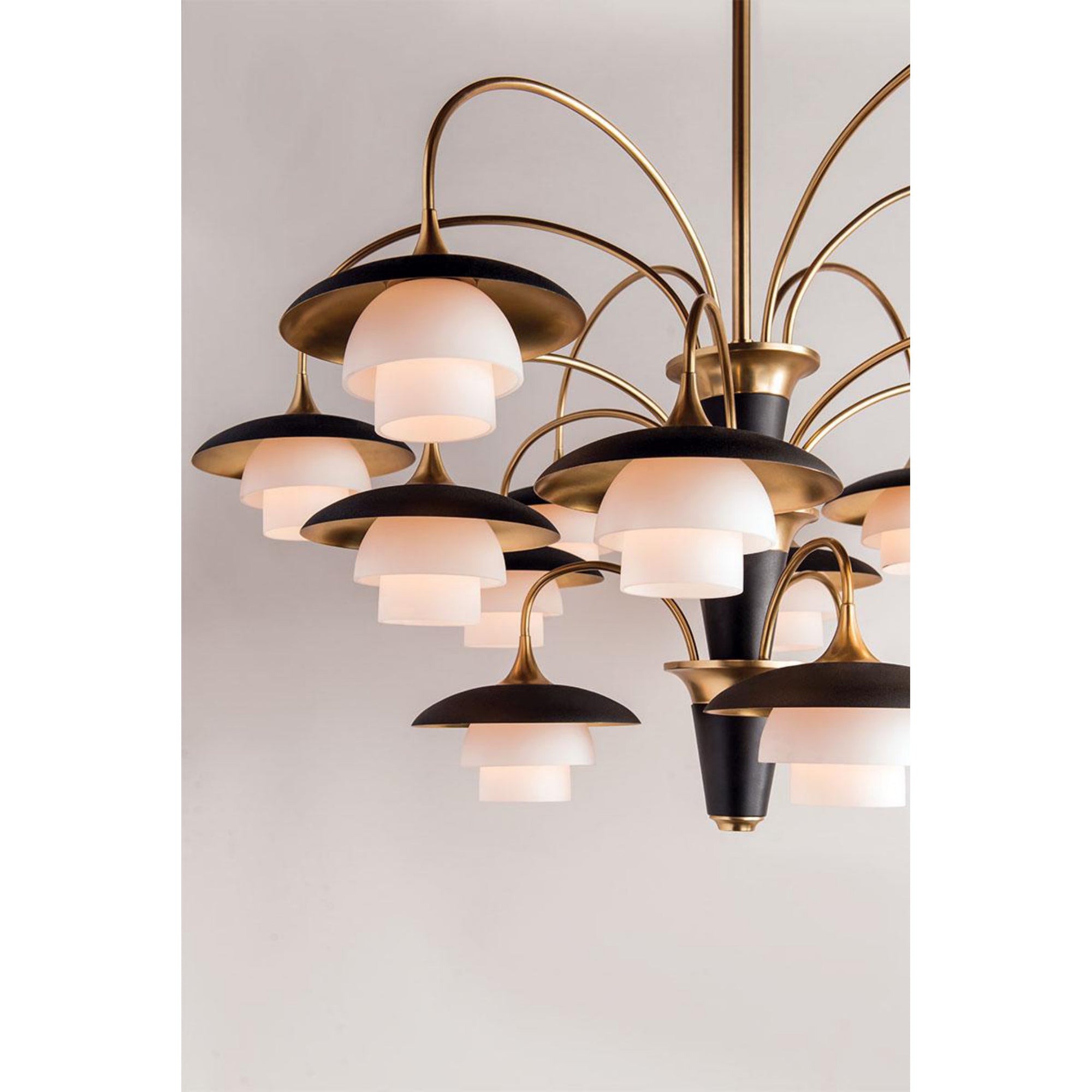 Barron 1-Light Pendant in Aged Brass 8W x 5.5H