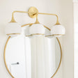 Reese 3-Light Bath and Vanity in Aged Brass 26.75W x 11.25H