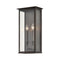 Chauncey Wall Sconce 2-Light Outdoor LED in Vintage Bronze 9.5L x 9.5W