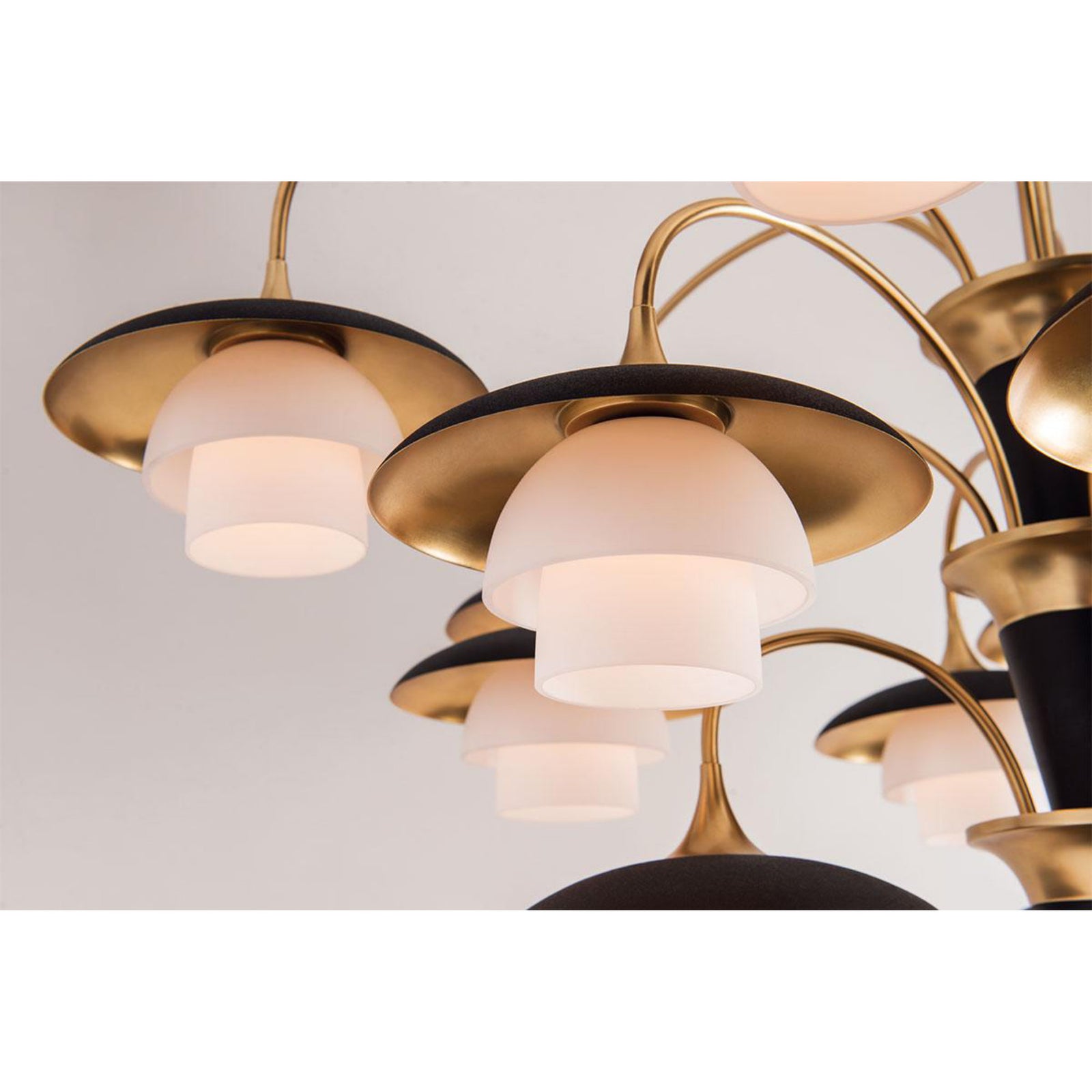 Barron 1-Light Pendant in Aged Brass 8L x 8W x 5.5H