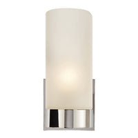 Barbara Barry Urbane Sconce in Polished Nickel with Frosted Glass Wall