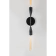 Tara 2-Light Wall Sconce in Aged Brass 4.75W x 30H