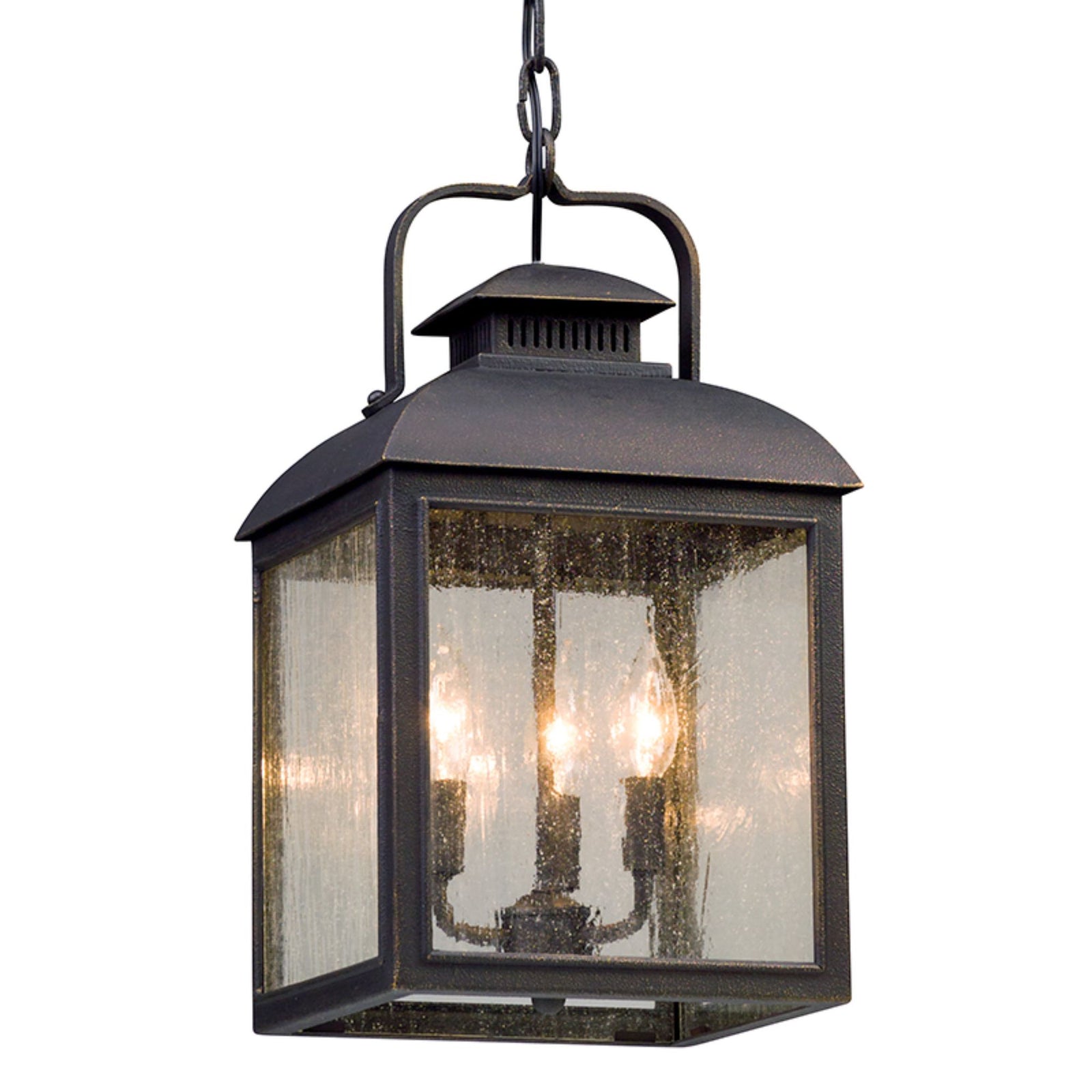 Chamberlain Lantern 3-Light Outdoor LED in Vintage Bronze 10L x 10W x