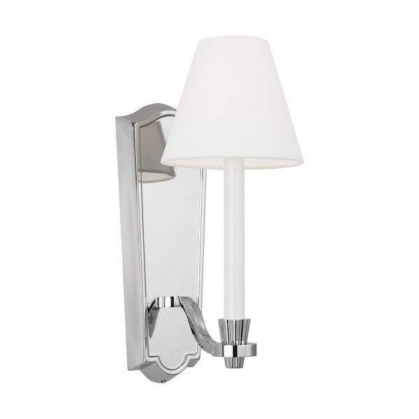 Alexa Hampton Paisley Tall Sconce in Polished Nickel – Foundry Lighting