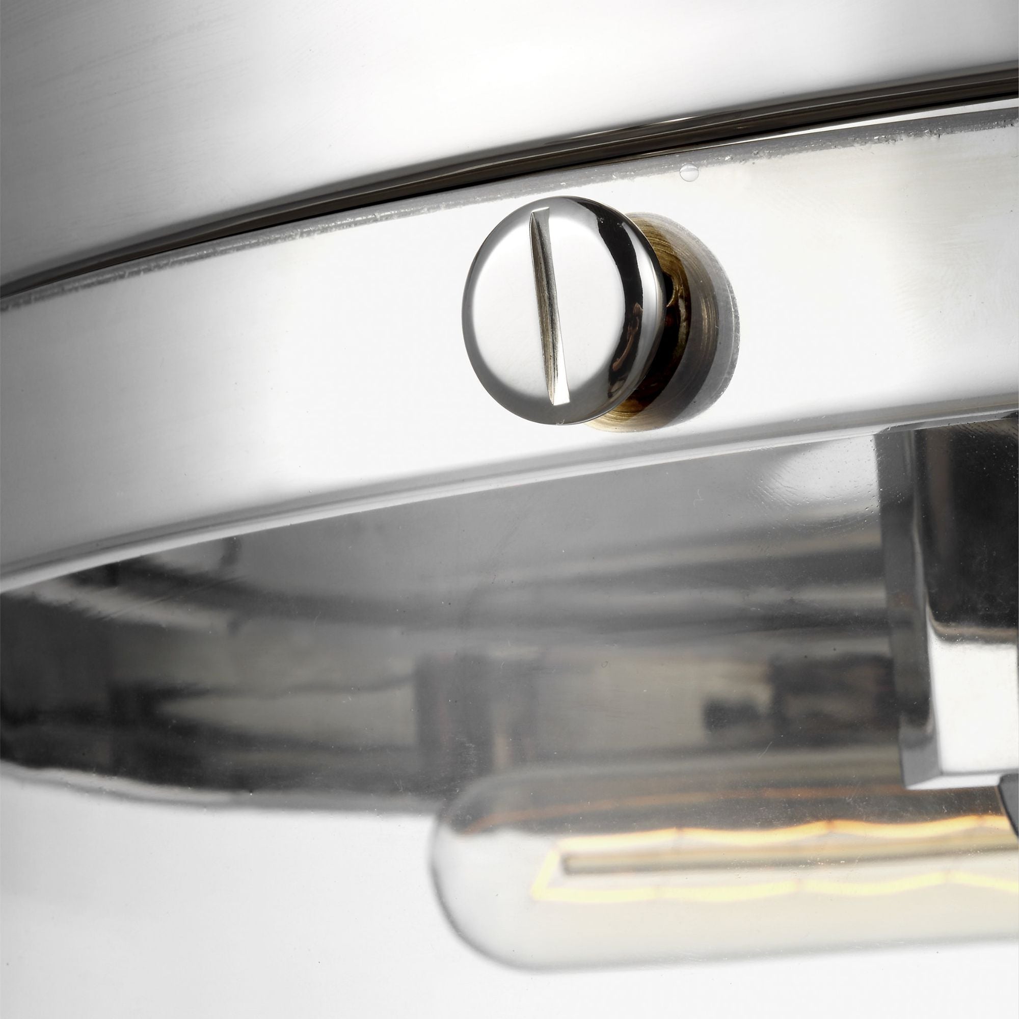 Chapman & Myers Garrett Large Flush Mount in Polished Nickel