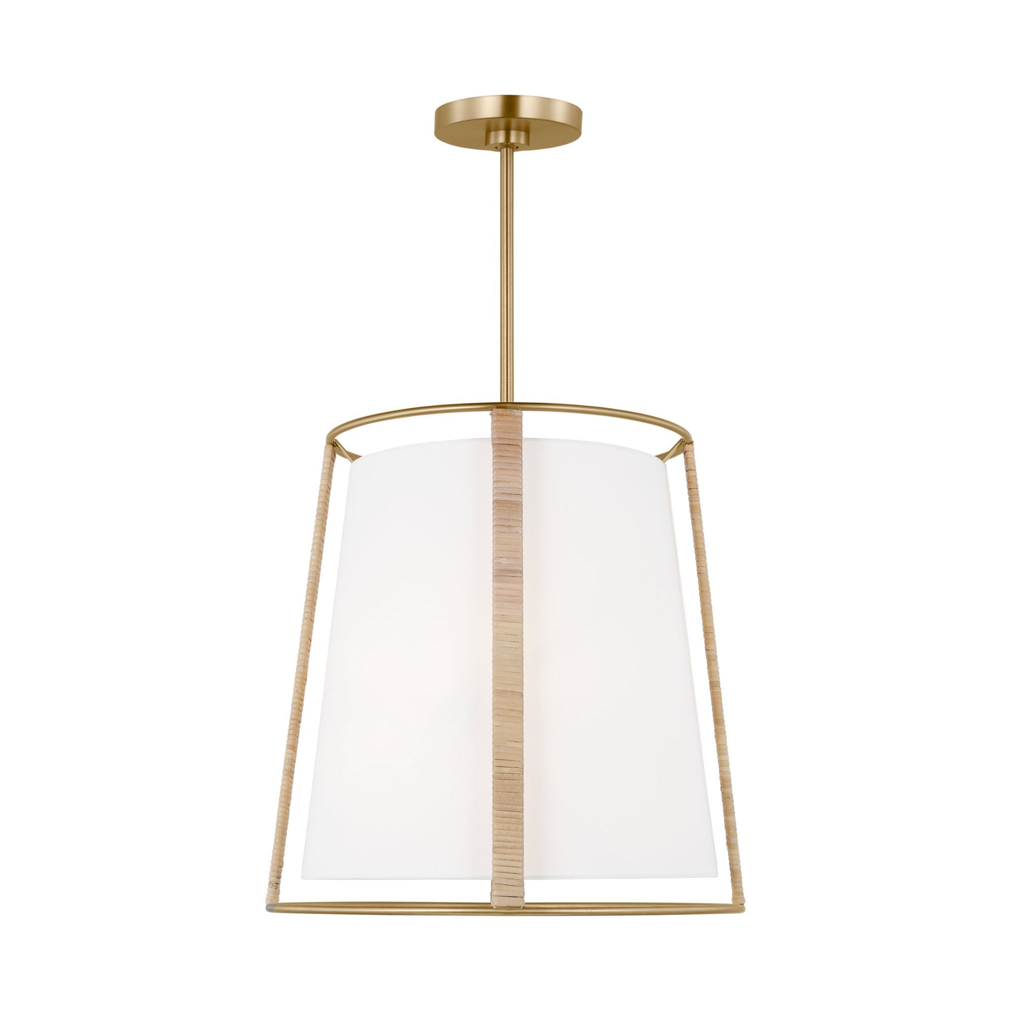 Drew & Jonathan Cortes Large Hanging Shade in Satin Brass