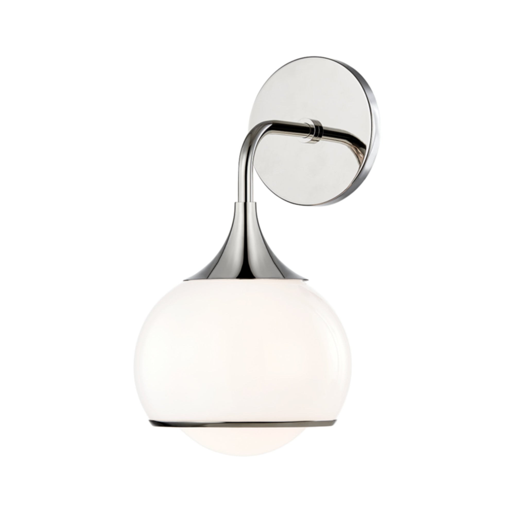 Reese 1-Light Bath and Vanity in Polished Nickel 6.75W x 12.25H