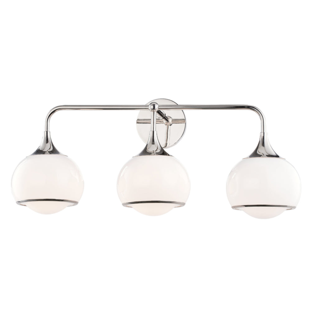 Reese 3-Light Bath and Vanity in Polished Nickel 26.75W x 11.25H
