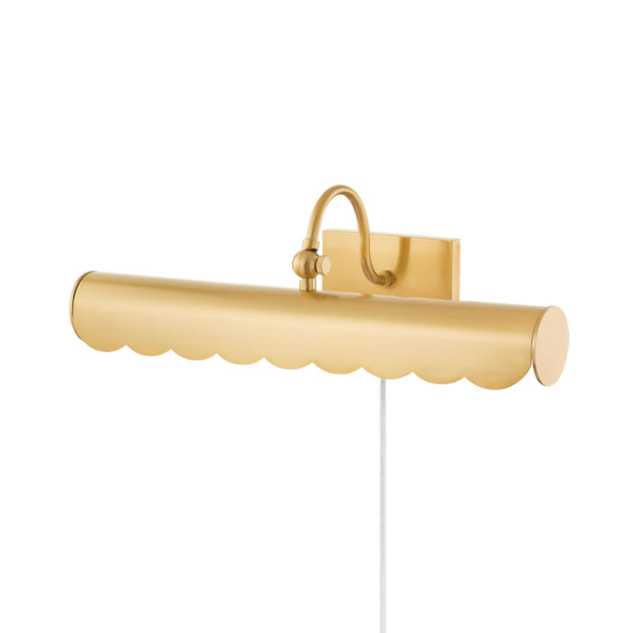 Fifi 2 Light Picture Light In Aged Brass By Ariel Okin