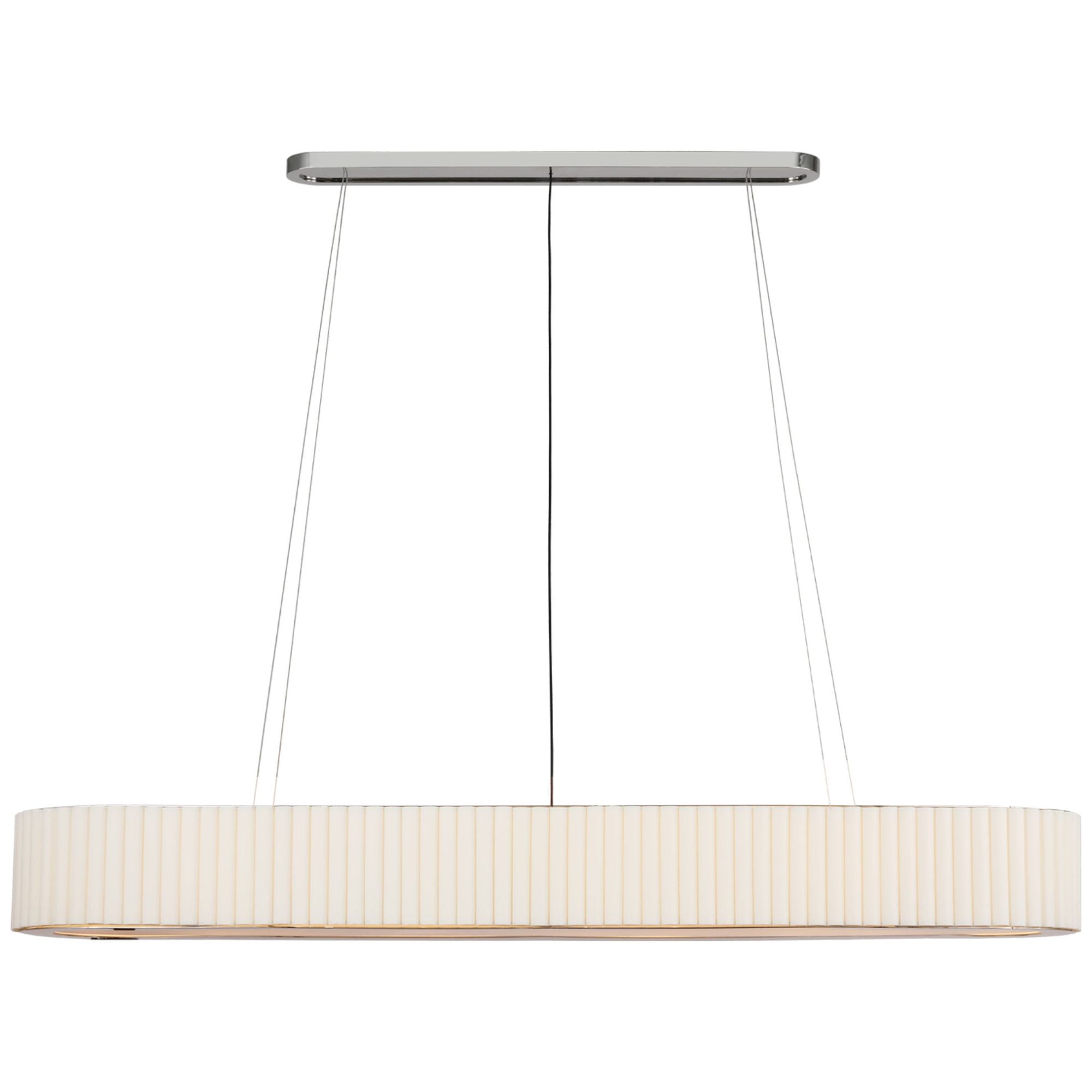 Ian K. Fowler Palati Extra Large Linear Chandelier in Polished Nickel