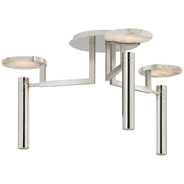 Kelly Wearstler Melange Large Floating Disc Semi-Flush Chandelier in P ...