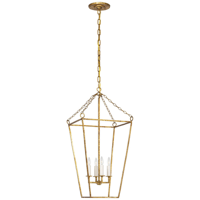 Marie Flanigan Malloy 14 Open Frame Forged Lantern In Gilded Iron Cei