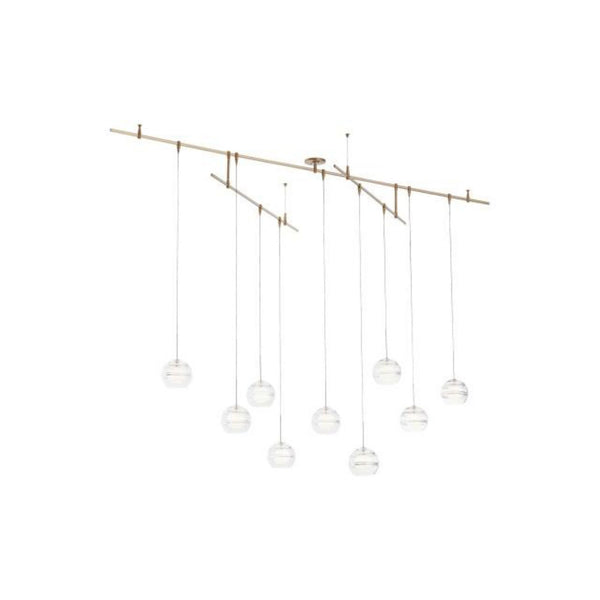 Sedona Pendant Chandelier Chandeliers LED 3000K Aged Brass by Sean Lav ...