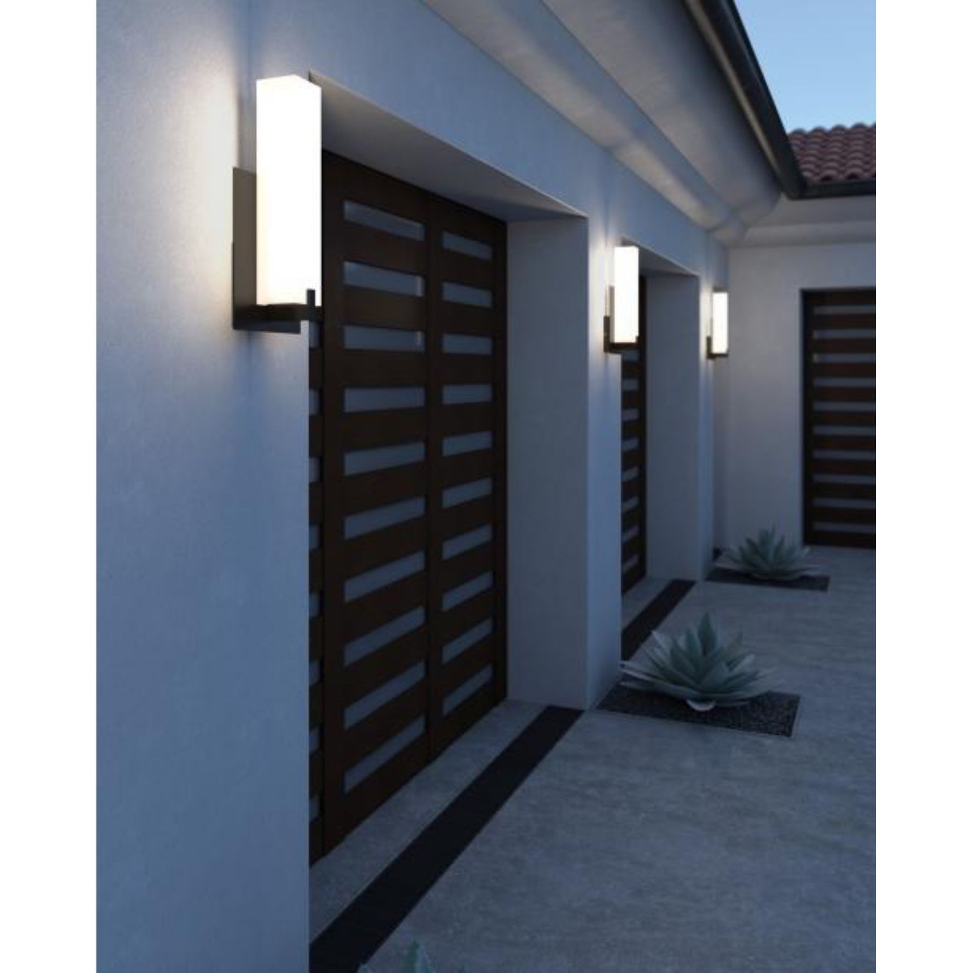 Cosmo 18 Outdoor Wall Outdoor 1-Light LED 3000K Charcoal