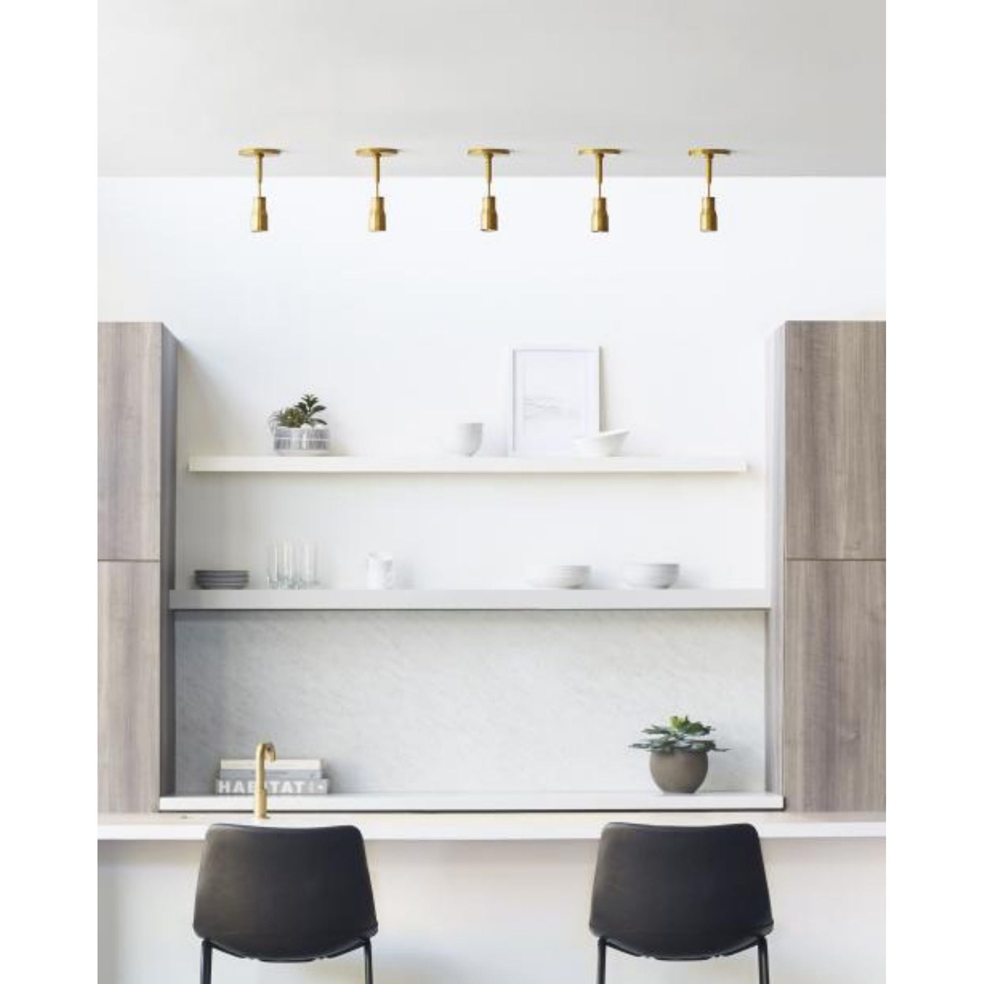 Ace Head FreeJack 1-Light LED 2700K Plated Brass by Sean Lavin