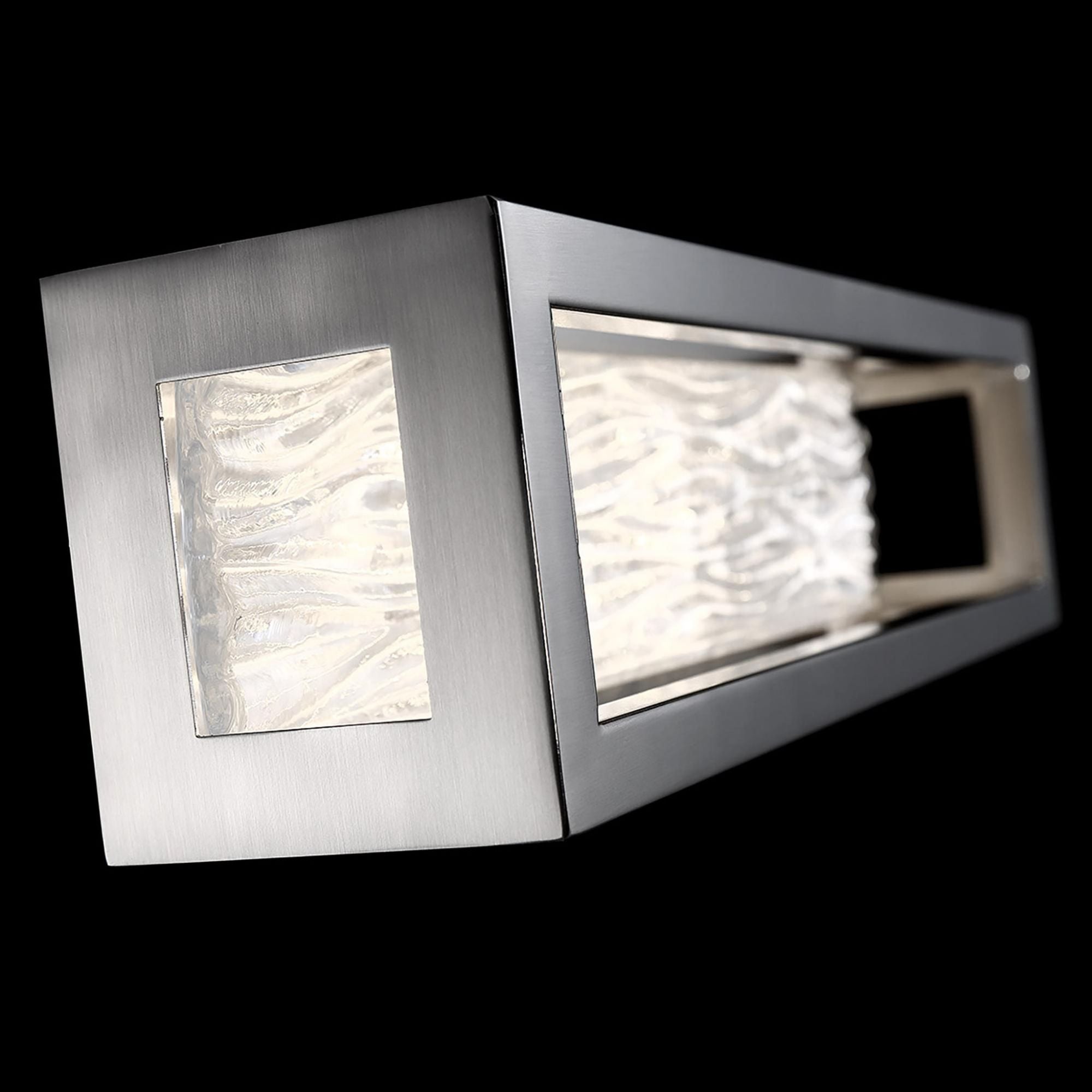 Shock Waves 27in LED Bathroom Vanity or Wall Light 3000K in Brushed Ni