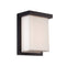 Modern Forms WS-W1408-BK 3000K 11.5 Watt LEDge LED Wall Light in Black